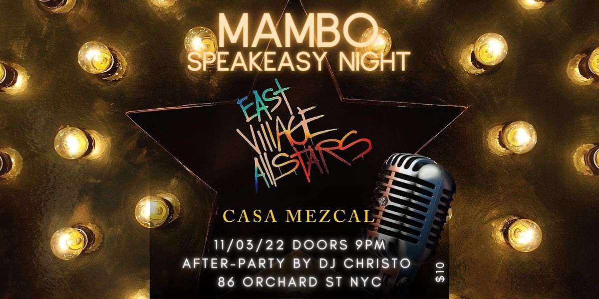SPEAKEASY MAMBO DANCE NIGHT, 86 Orchard St, New York, 3 November to 4 ...