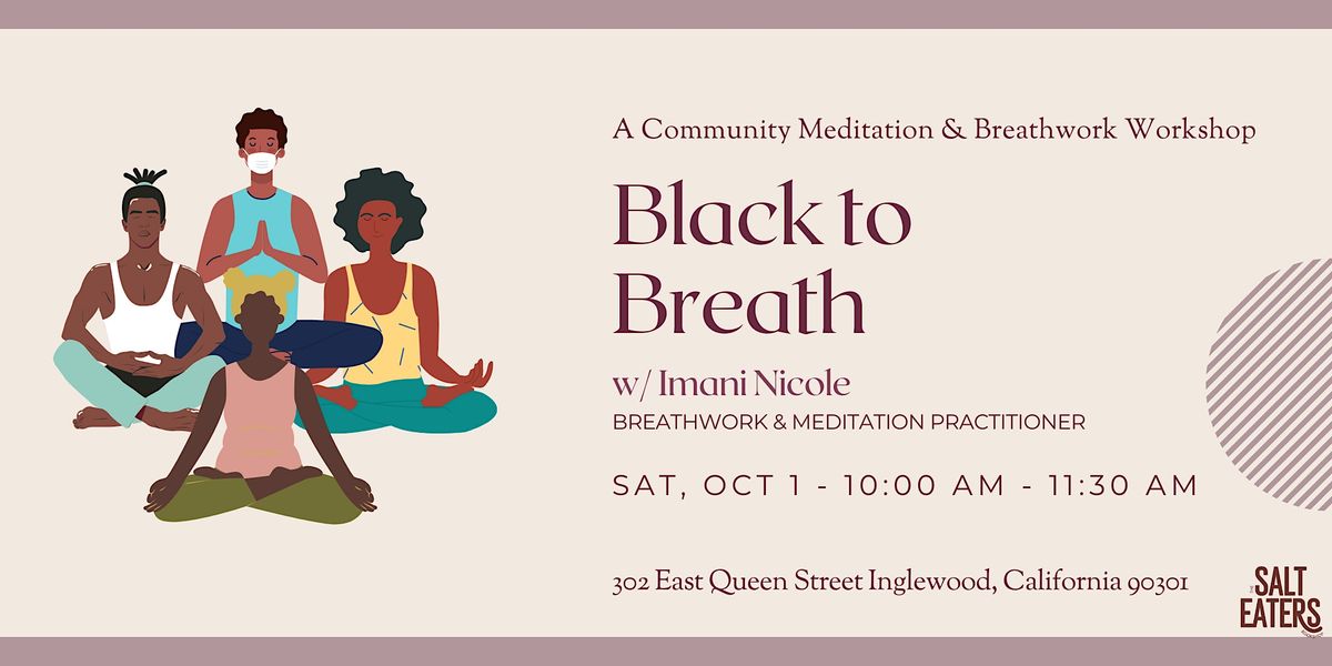 The Sacred Breath Sanctuary @ The Salt Eaters Bookshop, The Salt Eaters ...