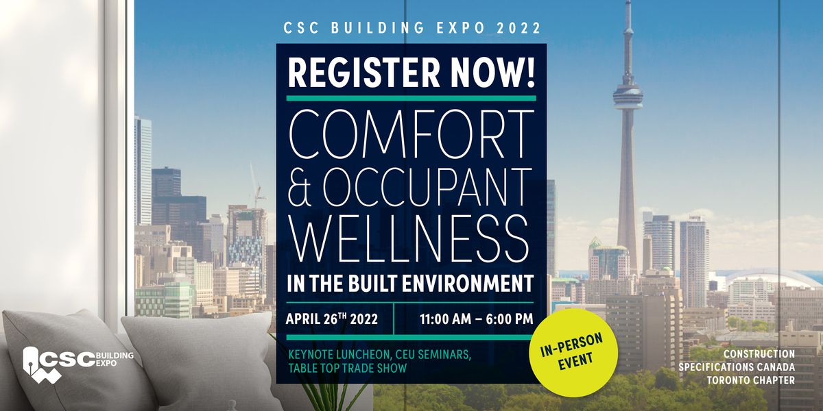 Comfort & Occupant Wellness In The Built Environment, Metro Toronto ...