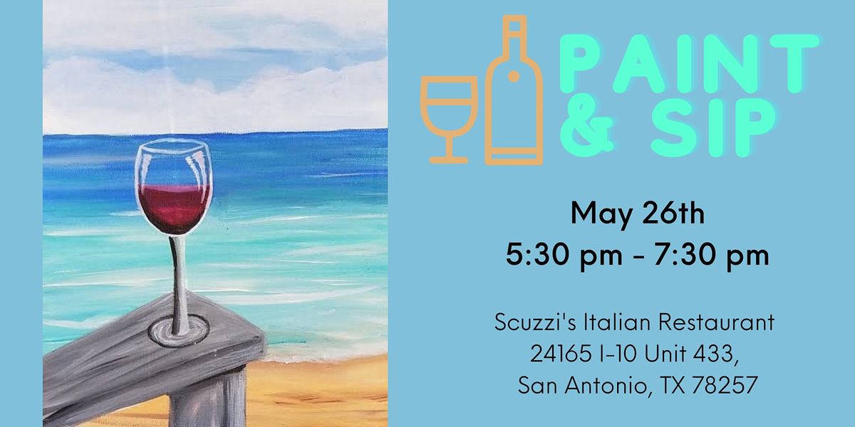 May 26th Paint & Sip Event at Scuzzis Italian Restaurant, Scuzzi’s ...