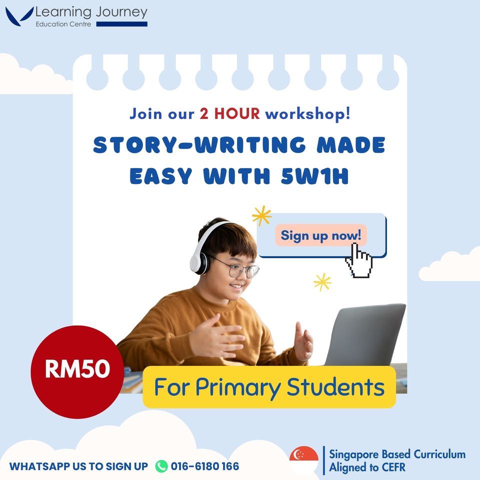 Online Workshop - Story-Writing Made Easy With 5W1H, KL Central, Kuala ...