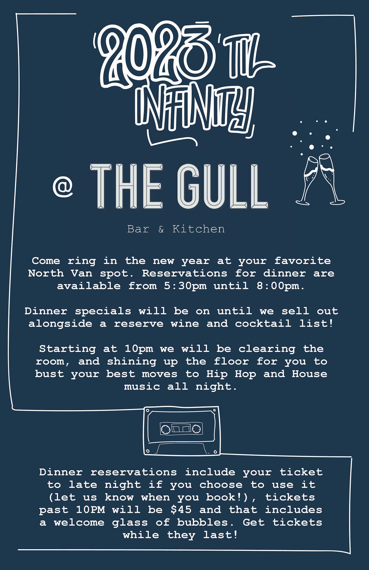 2023 til Infinity @ The Gull Bar and Kitchen, The Gull Bar and Kitchen ...