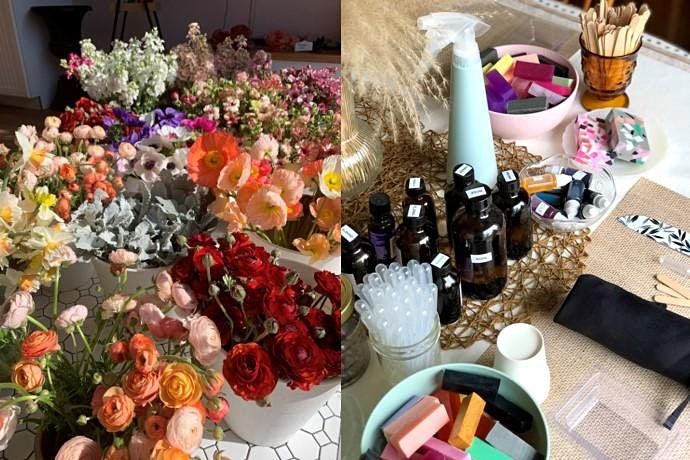 Soap Workshop + Flower Bar with The Lavender Sachet @ Two Little Buds ...