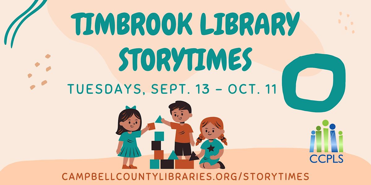 Timbrook Library Storytimes, Timbrook Library, Lynchburg, 20 September 2022