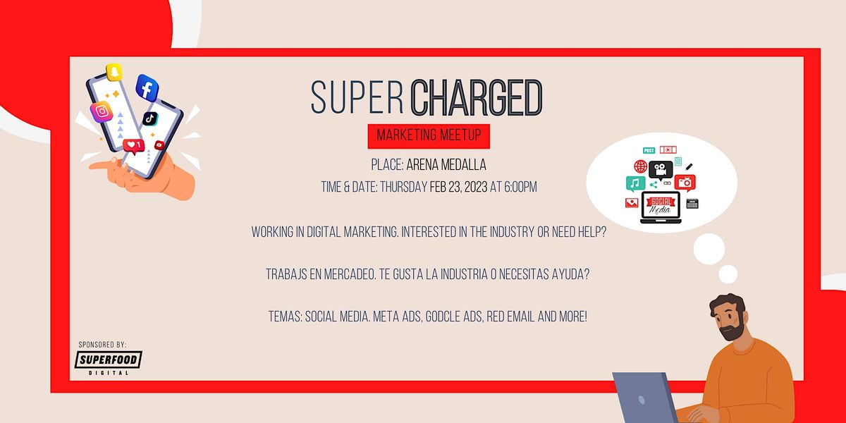 SuperCharged - Puerto Rico Digital Marketing Meetup, Arena Medalla, San ...