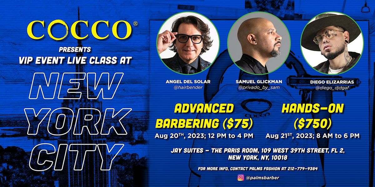 Cocco Presents: VIP Class In New York City, Jay Suites - The Paris Room ...