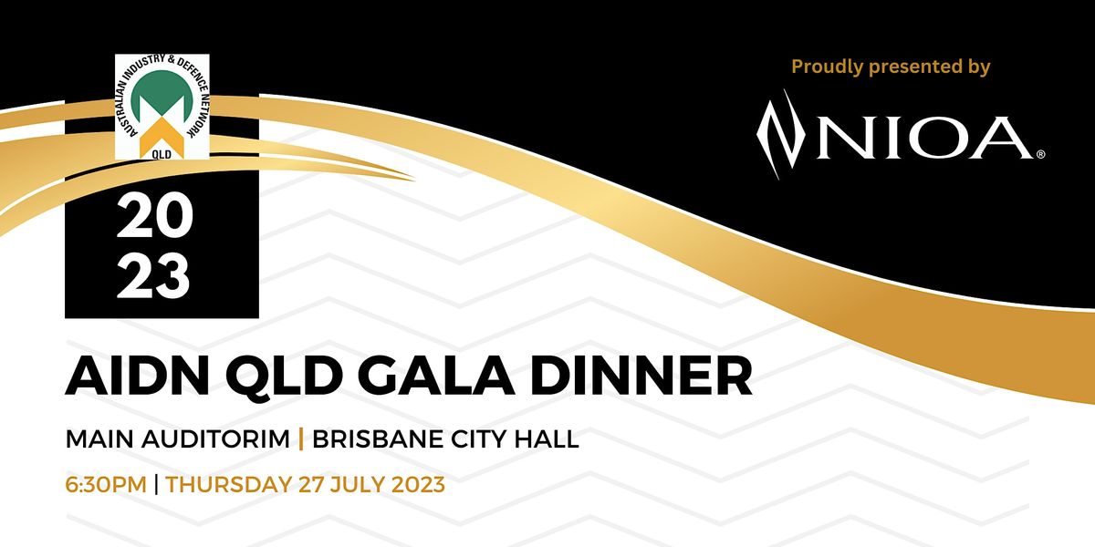 AIDN QLD Annual Gala Dinner 2023, Main Auditorium, Brisbane City Hall ...