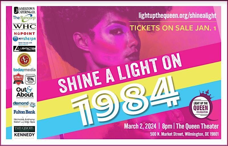 Shine a Light on 1984, The Queen, Wilmington, 2 March 2024