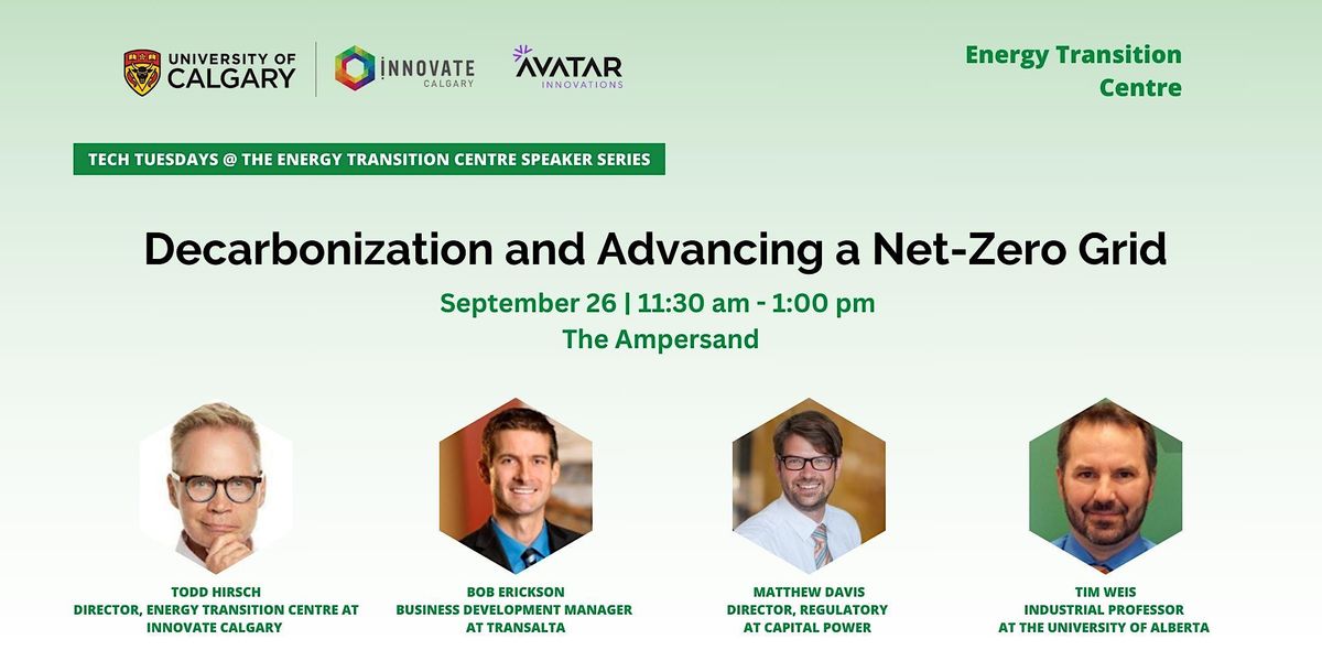 Tech Tuesday: Decarbonization and Advancing a Net-Zero Grid, The ...