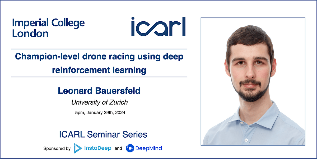 Imperial College ICARL Seminars - Leonard Bauersfeld (University of Zurich), Huxley Building ...