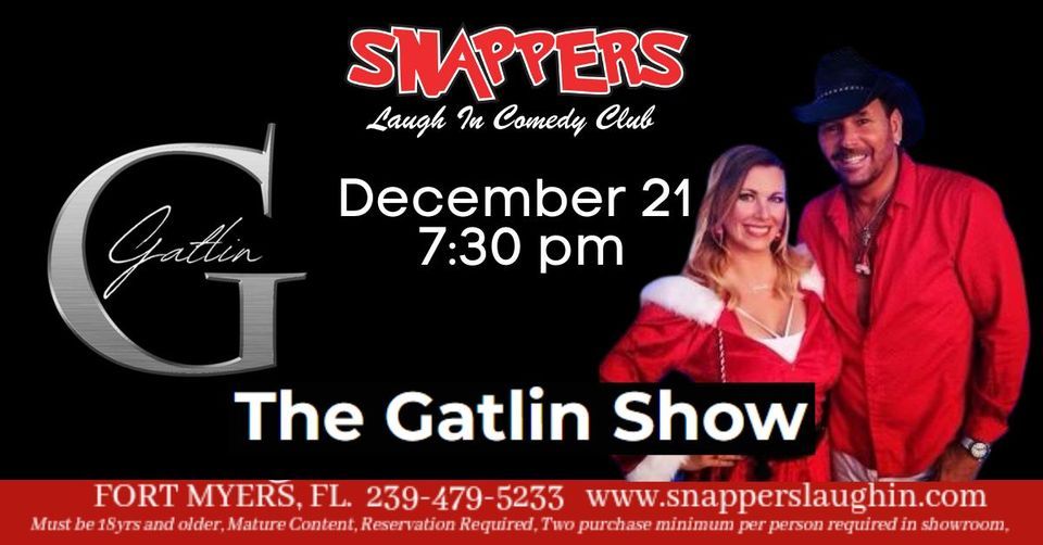 The Gatlin Show, Snappers Laugh In Comedy Club, Fort Myers, 21 December ...