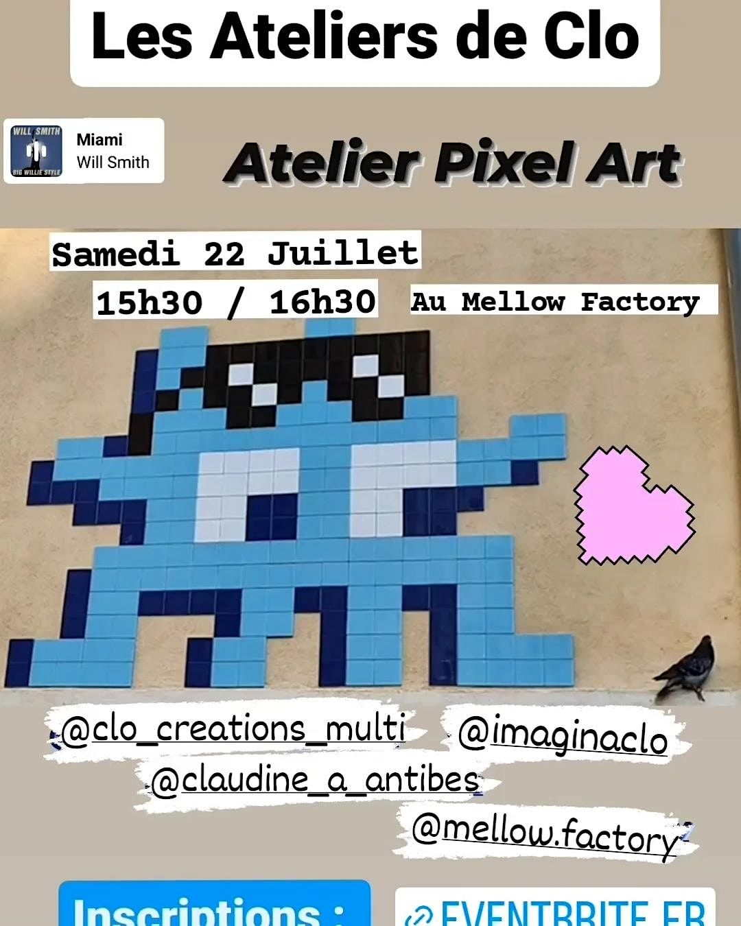 Pixel Art Atelier - Pixel Art Workshop, Mellow Factory - Brunch all day ...