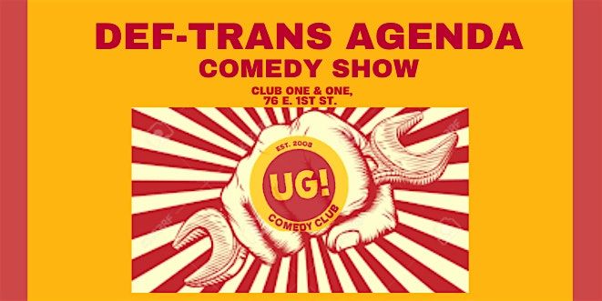 Def-Trans-Agenda comedy show!, One and One, New York, 9 August 2024