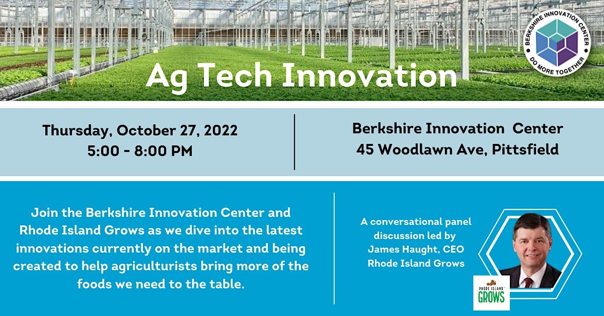 AgTech Innovation: Exploring Technologies in Agriculture (Online), Online, 27 October 2022