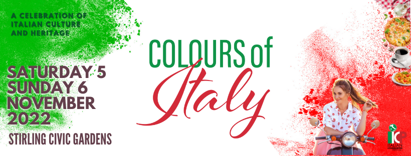 Colours of Italy festival 2022, Stirling Civic Gardens, Perth, 5 ...