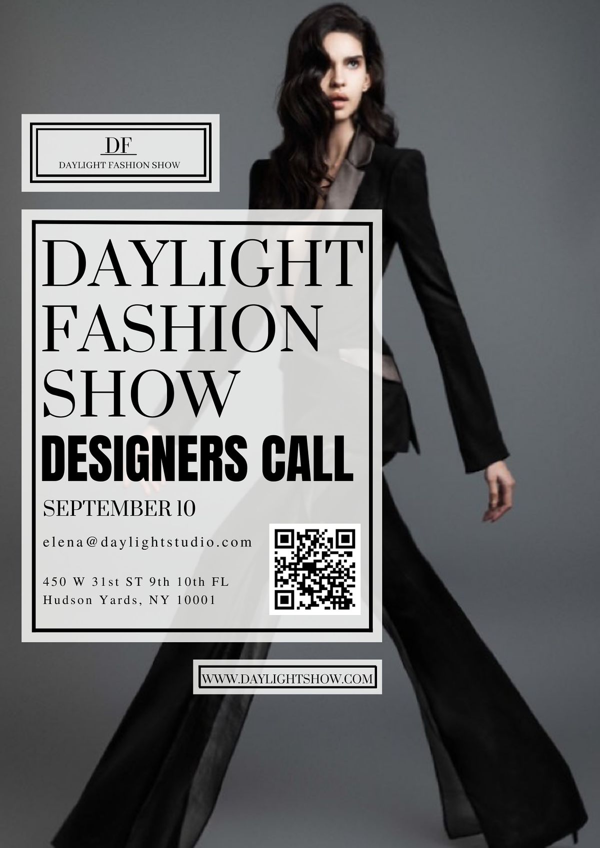 Fashion Show ALL Designers CALL for September 10th, 2022, 450 W 31st St ...