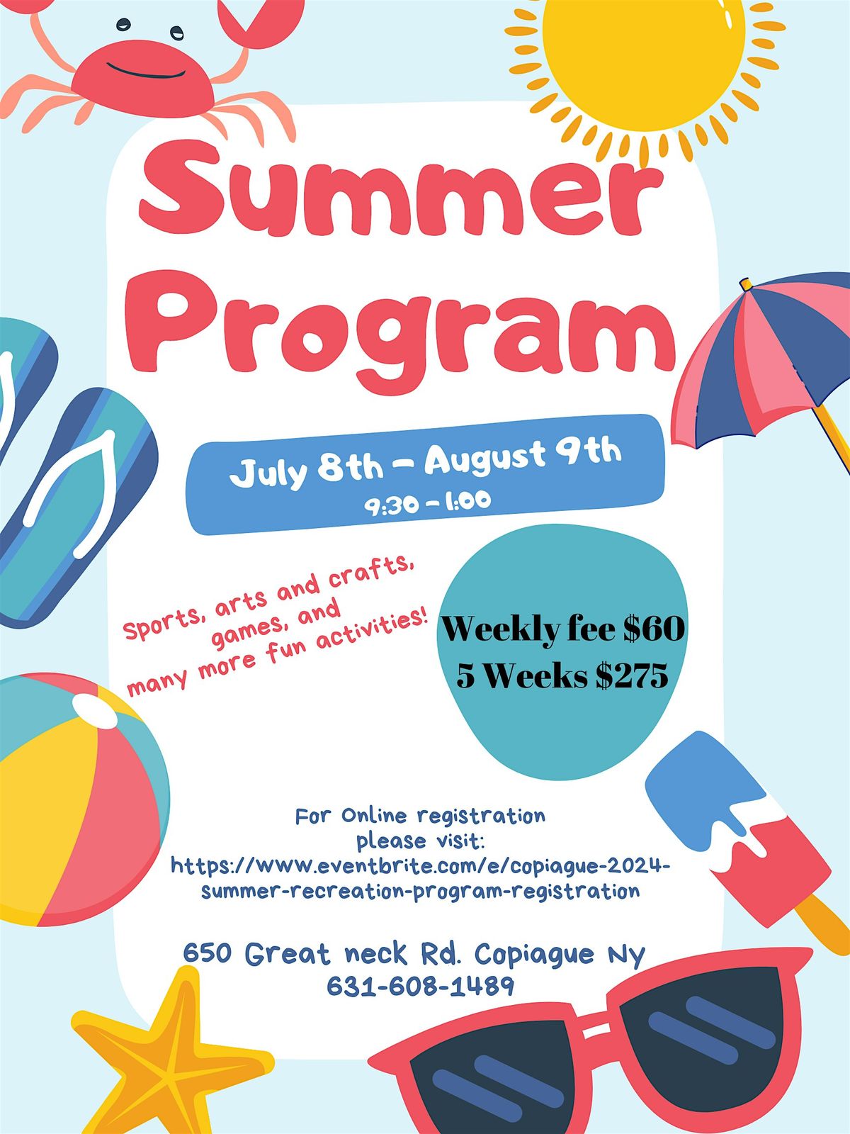 Copiague 2024 Summer Recreation Program, Town of Babylon Copiague ...