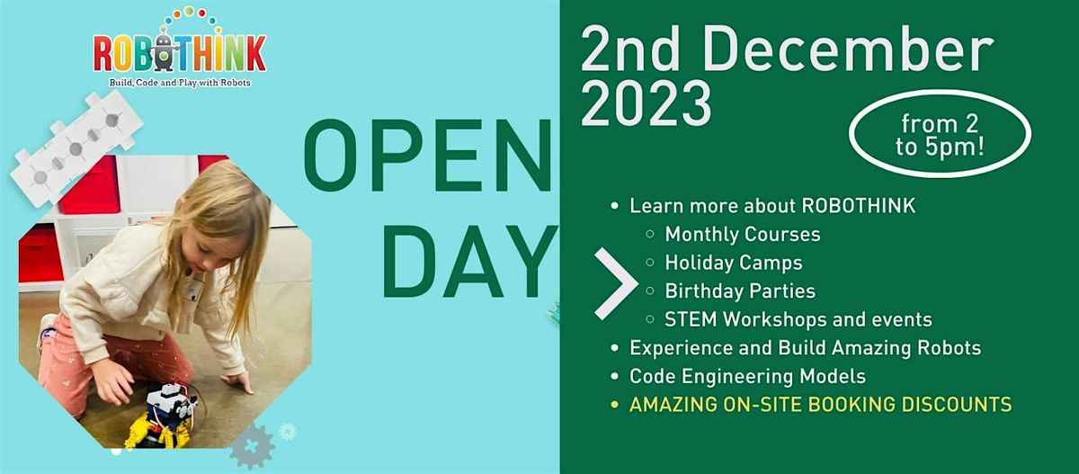 RoboThink Hornsey Open Day | Robotics and Coding Sessions for Kids ...