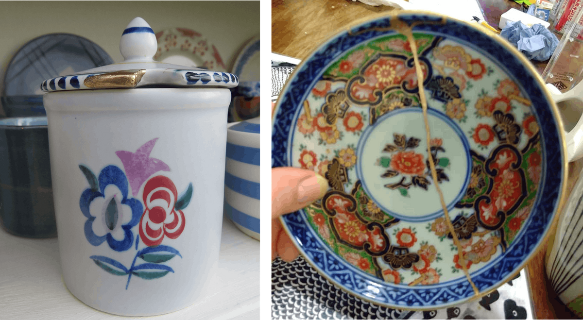 Modern Kintsugi workshop, Space2Create, Kendal, 28 February 2023