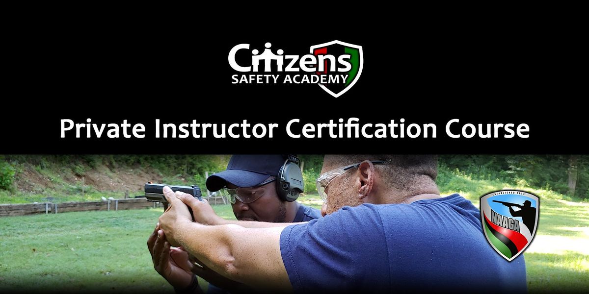 Private Instructor Certification Course, Stoddard's Range and Guns, Atlanta, 12 November to 13 ...