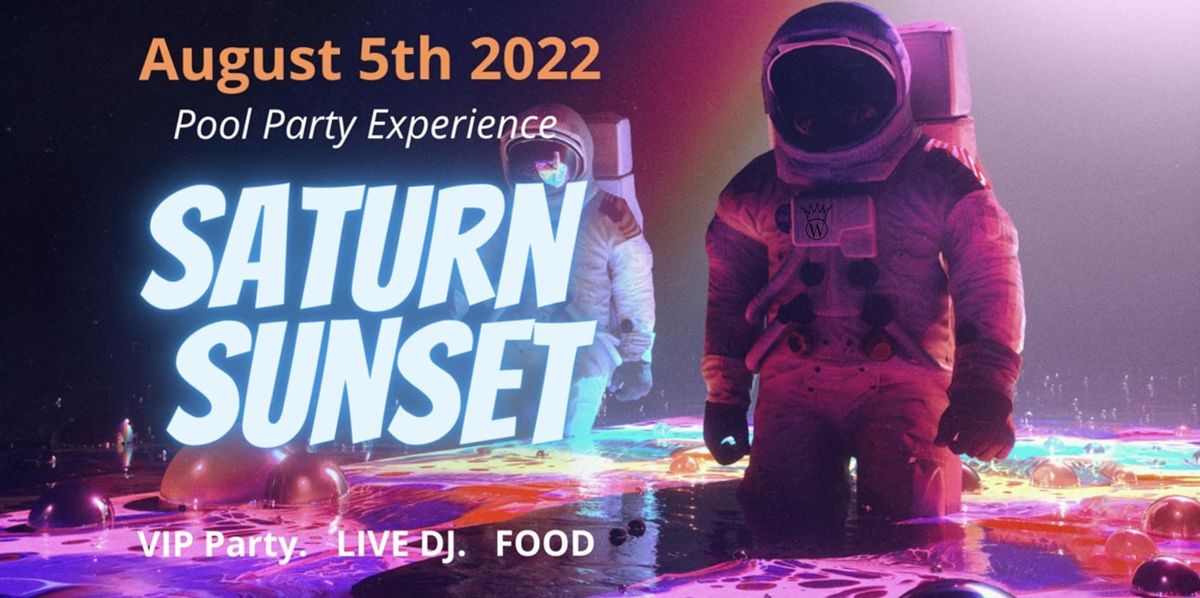 "Saturn Sunset" Pool Party, Private Mansion, scottsdale, 5 August to 6 ...