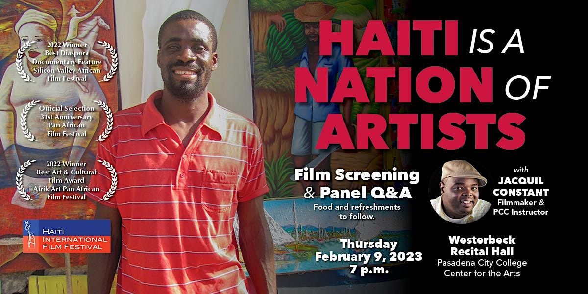 "Haiti Is A Nation Of Artists" by Jacquil Constant - Faculty Film ...