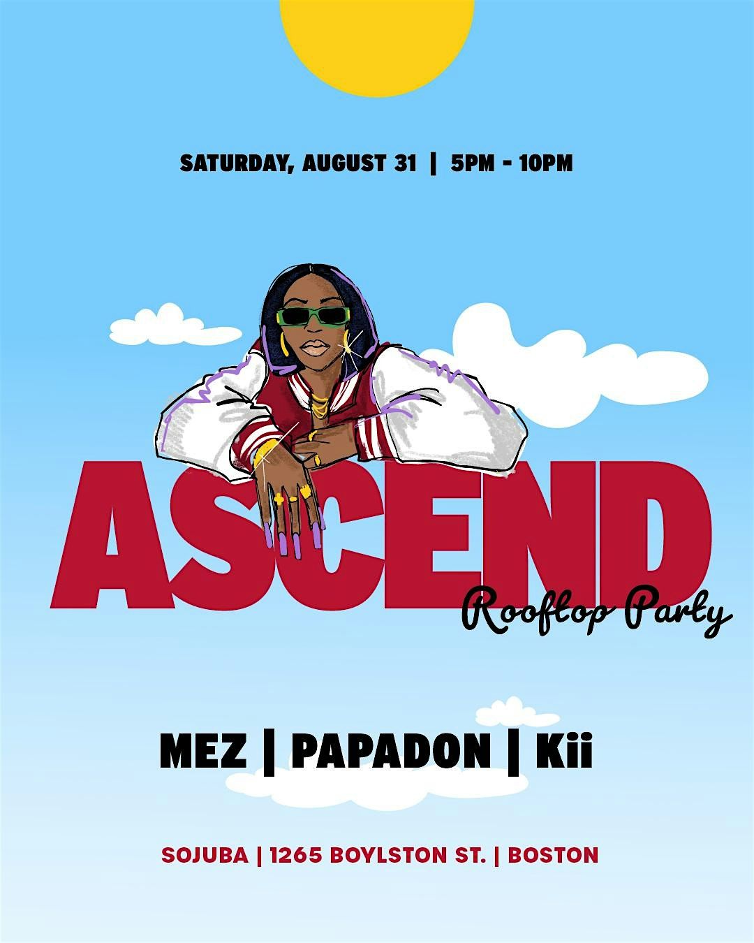 ASCEND ROOFTOP PARTY (HIM), SOJUba, Boston, 31 August 2024