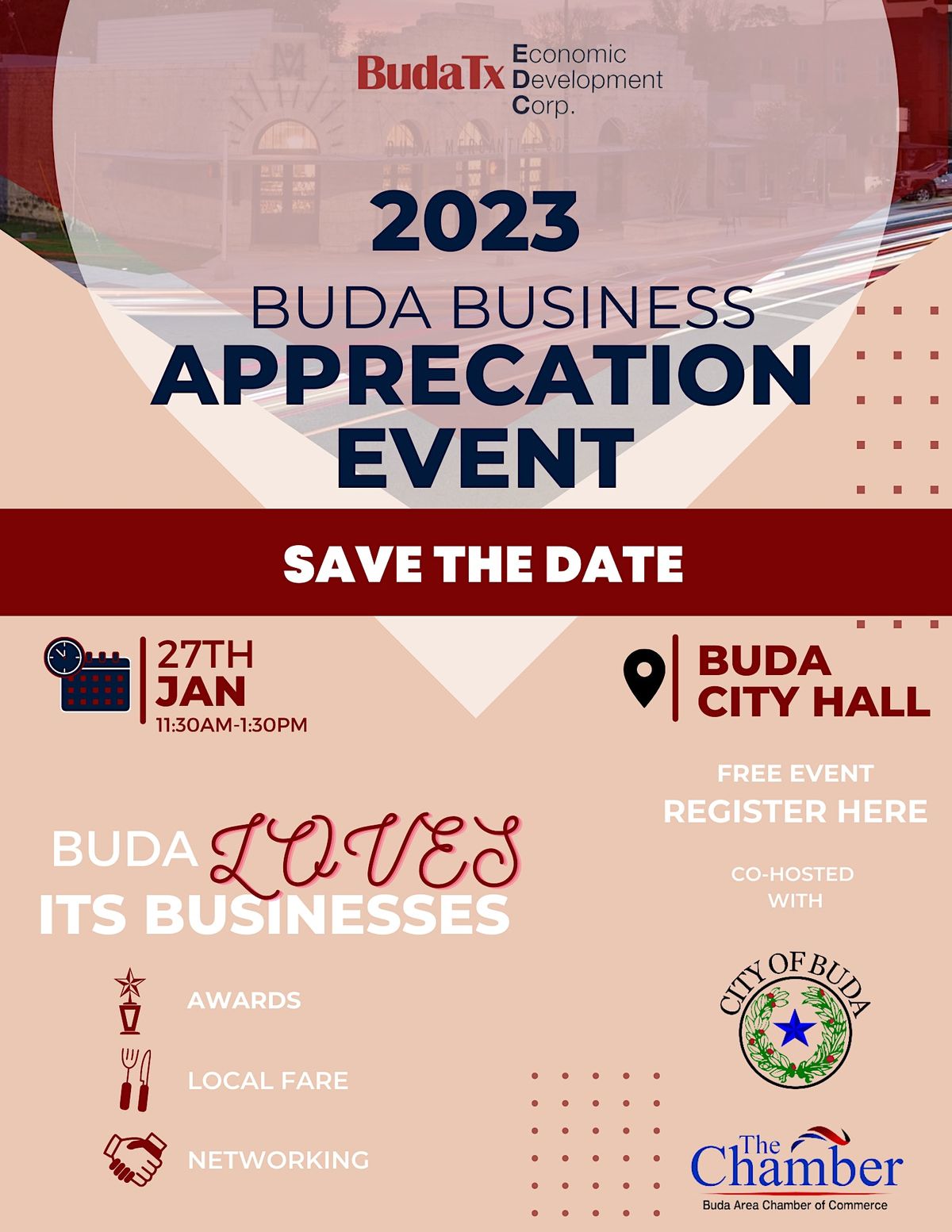 Buda Business Appreciation Event, Buda, 27 January 2023