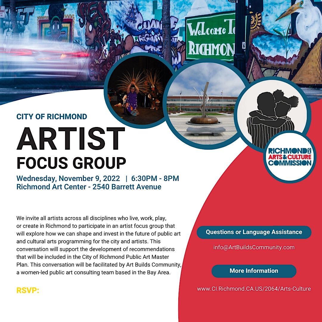 Richmond Public Art Master Plan - Artist Focus Group, Richmond Art ...