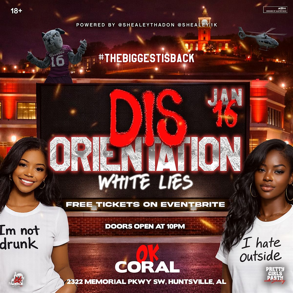 DISORIENTATION- WHITE LIES EDITION, Ok Corral, Huntsville, 16 January ...