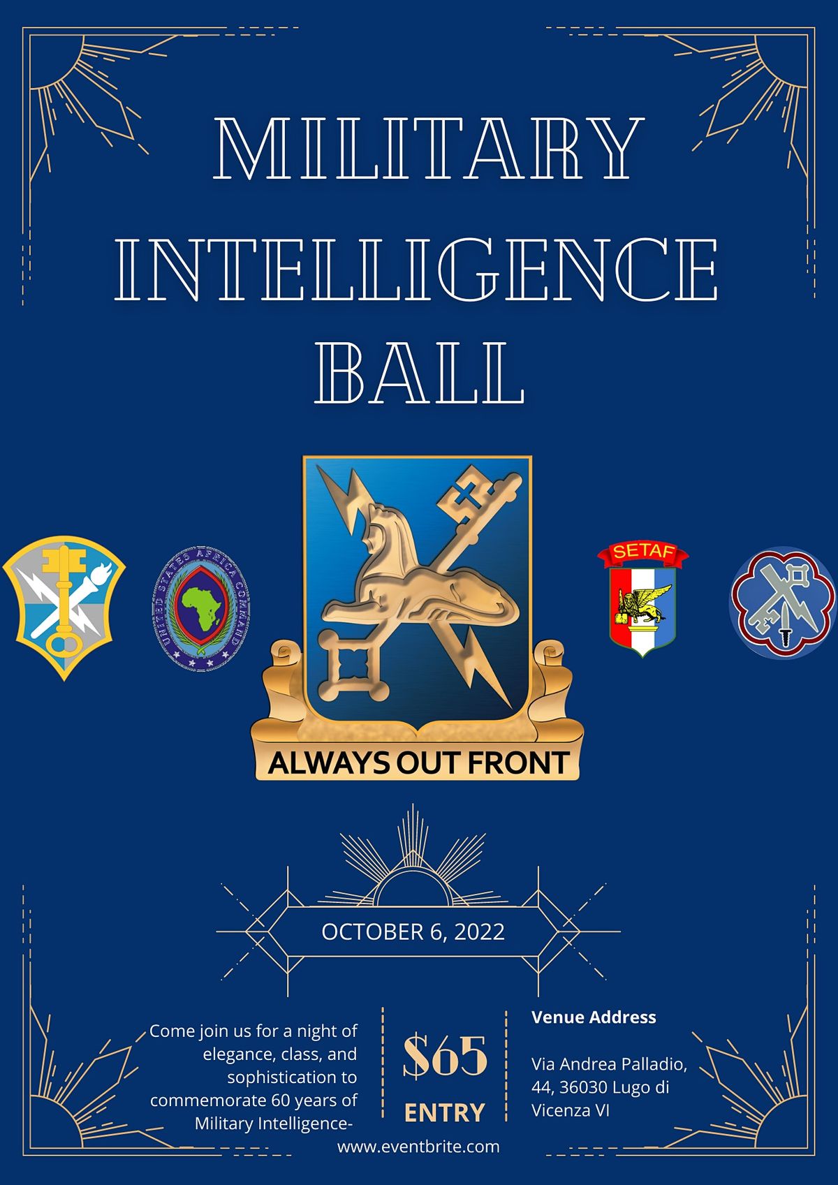 Vicenza Military Community Military Intelligence Ball, Villa Godi ...