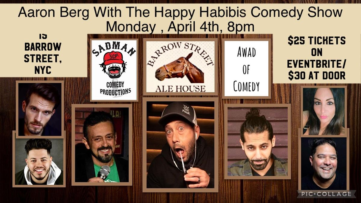 Aaron Berg with The Happy Habibis at Barrow Street Ale House, NYC ...