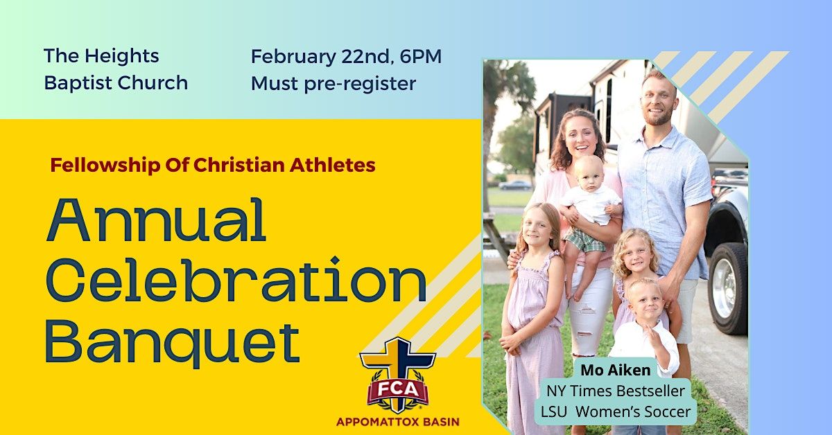 Fellowship of Christian Athletes Annual Celebration Banquet, The ...