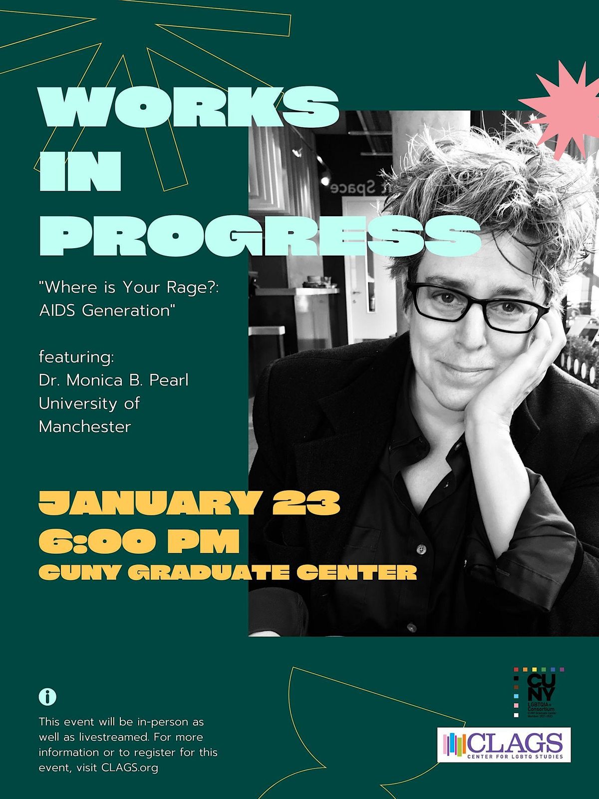 “Where Is Your Rage?”: AIDS Generations, The Graduate Center, CUNY, New ...