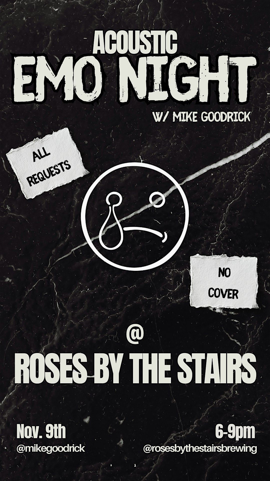 Acoustic Emo Night Tickets, Roses by the Stairs Brewing, Phoenix, 9 ...