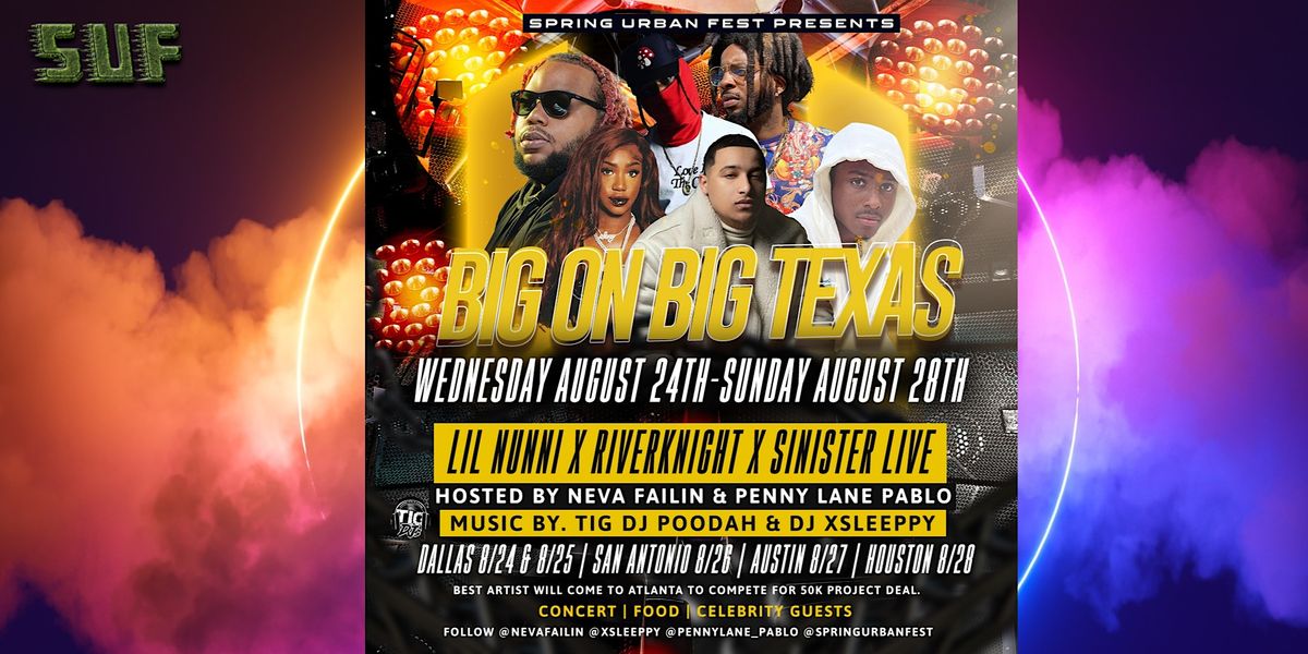 SUF AF 3 Artist Touring Showcases See FLYER For *Accuracy* only ...