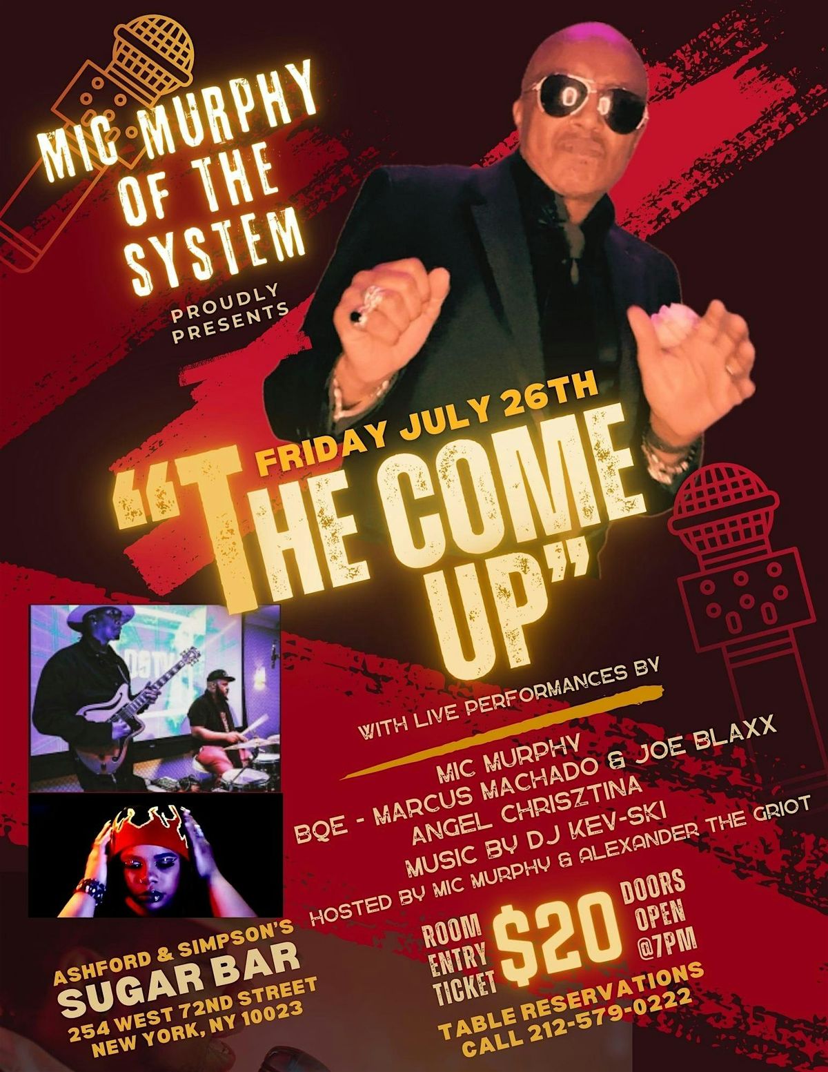 The Systems MIC MURPHY performs Dont Disturb This Groove & More ...