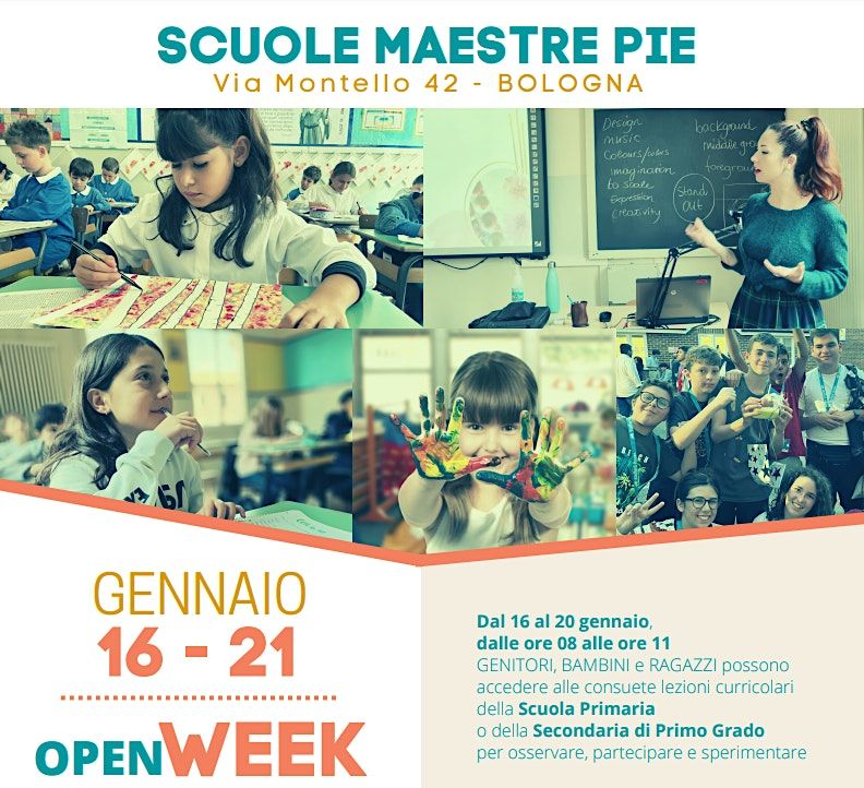 Open Week Scuole Maestre Pie - Scuola Primaria, Scuole Maestre Pie ...