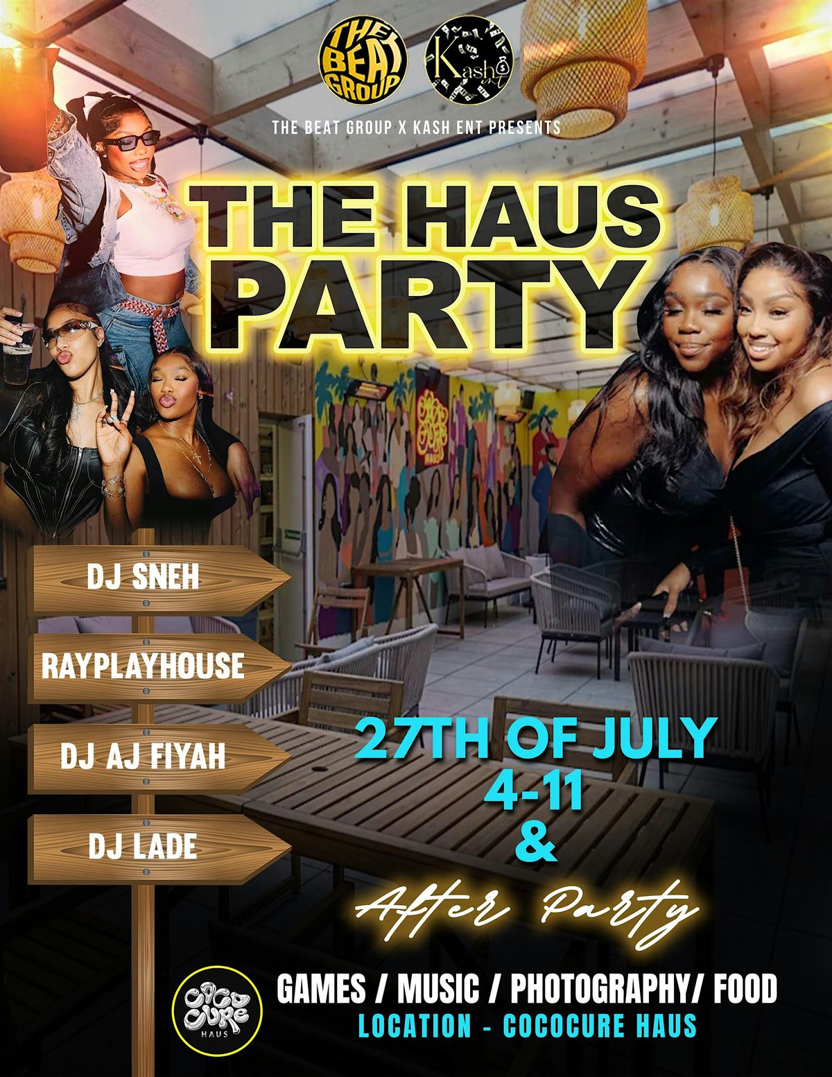THE HAUS PARTY: DAY PARTY EDITION, Cococure Haus Stratford Restaurant ...