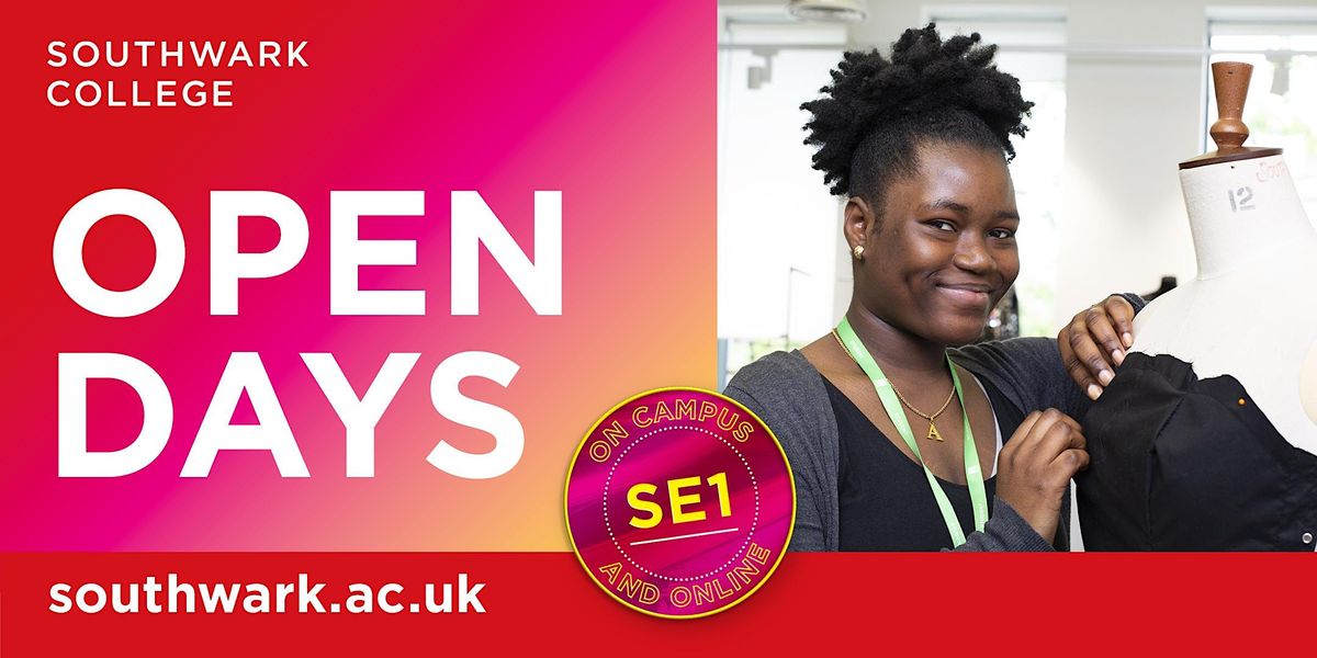 Southwark College On-Campus Open Day, Southwark College, London, 29 ...