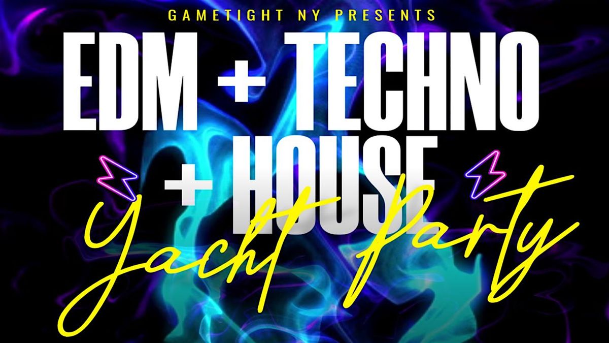 EDM Techno House NYC Saturday Sunset Jewel Yacht Party Cruise 2024 ...