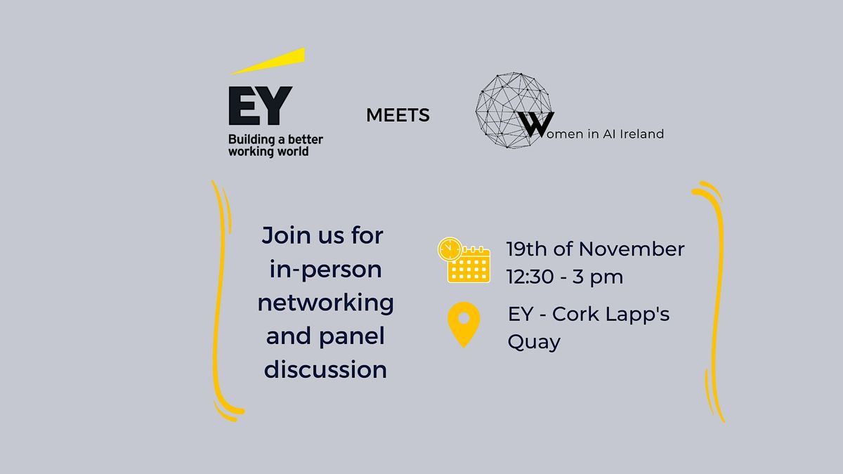 Women in AI and EY - Cork, EY - Cork, 19 November 2022