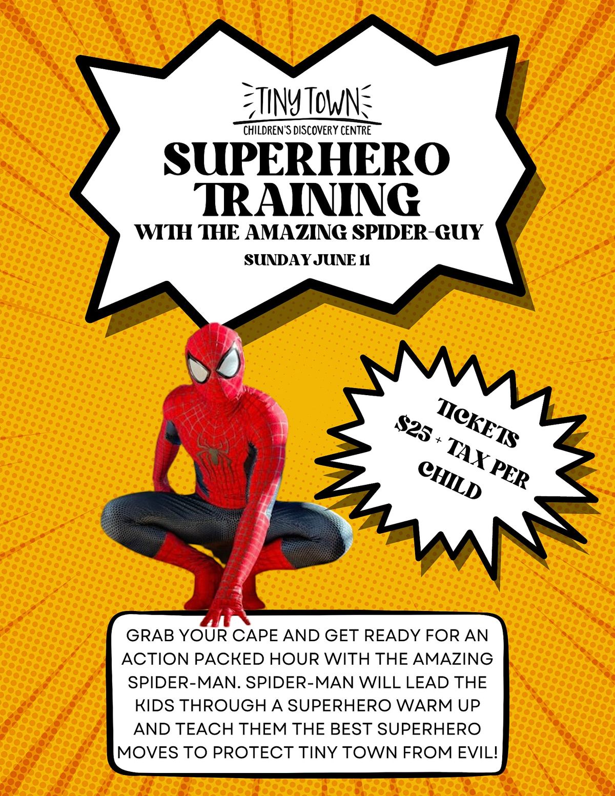 Superhero Training with The Amazing Spider-Guy, Tiny Town Children's ...