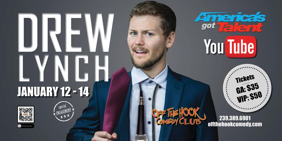 Comedian Drew Lynch Live In Naples, Florida!, Off the Hook Comedy Club ...