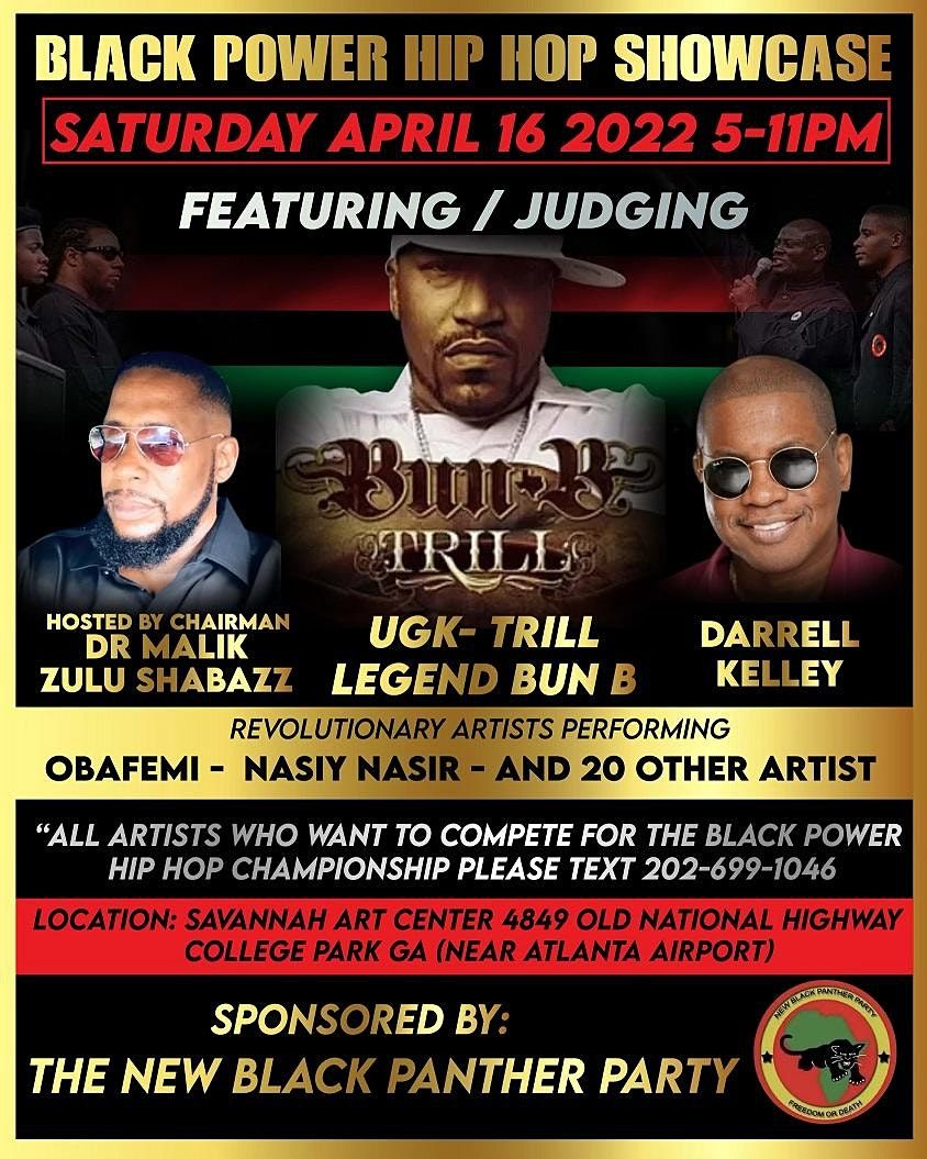 BLACK POWER HIP-HOP SHOWCASE AND SUMMIT, Savannah Event Hall, College ...