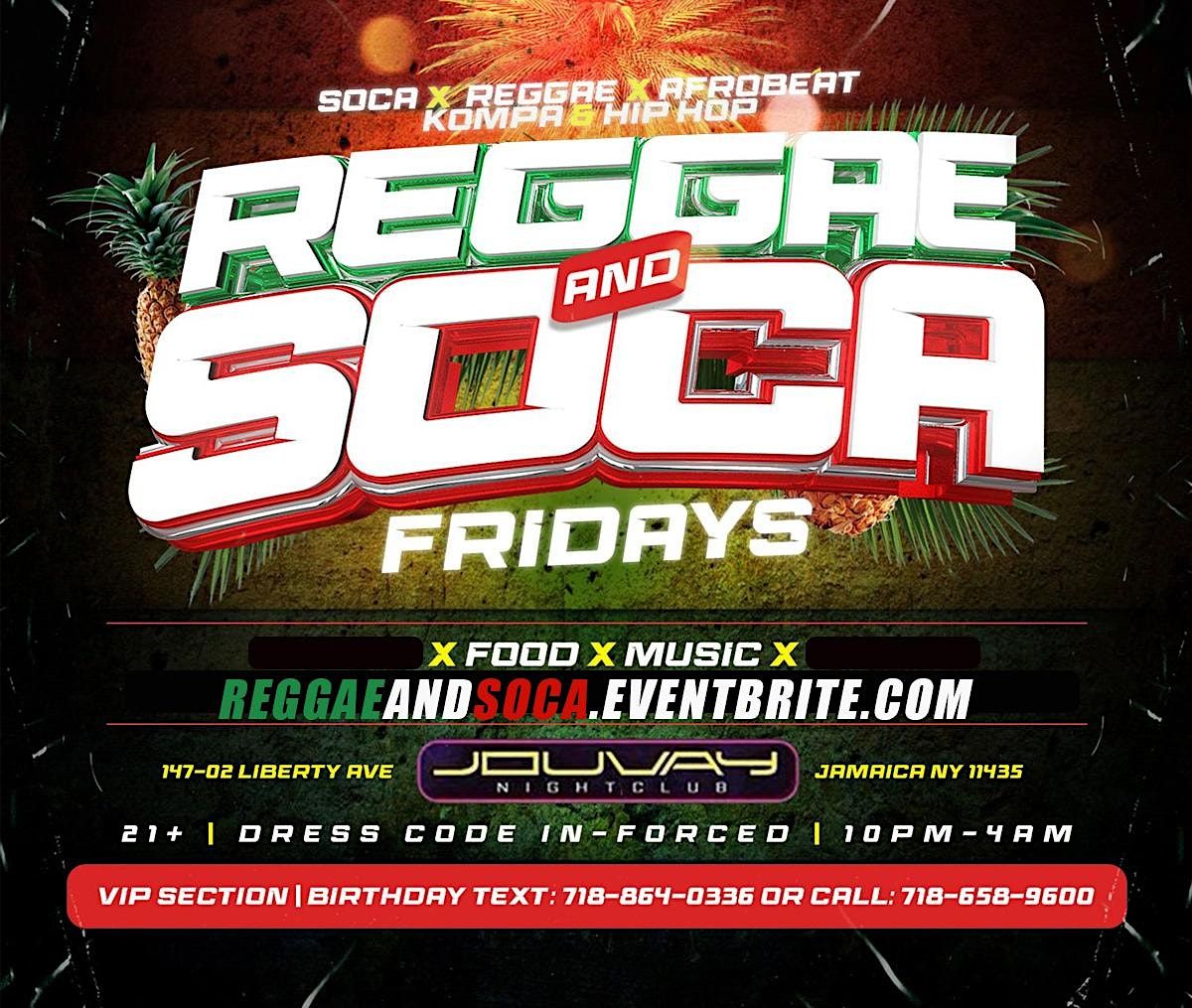 Reggae and Soca Fridays at Jouvay nightclub, Jouvay Night Club, Queens ...