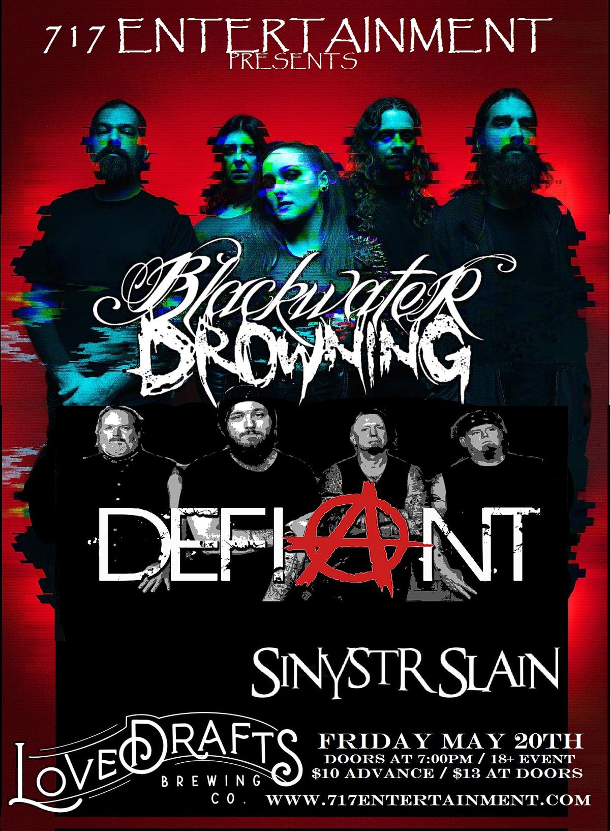 Blackwater Drowning w/ Defiant, Lovedraft's Brewing Co, Mechanicsburg ...