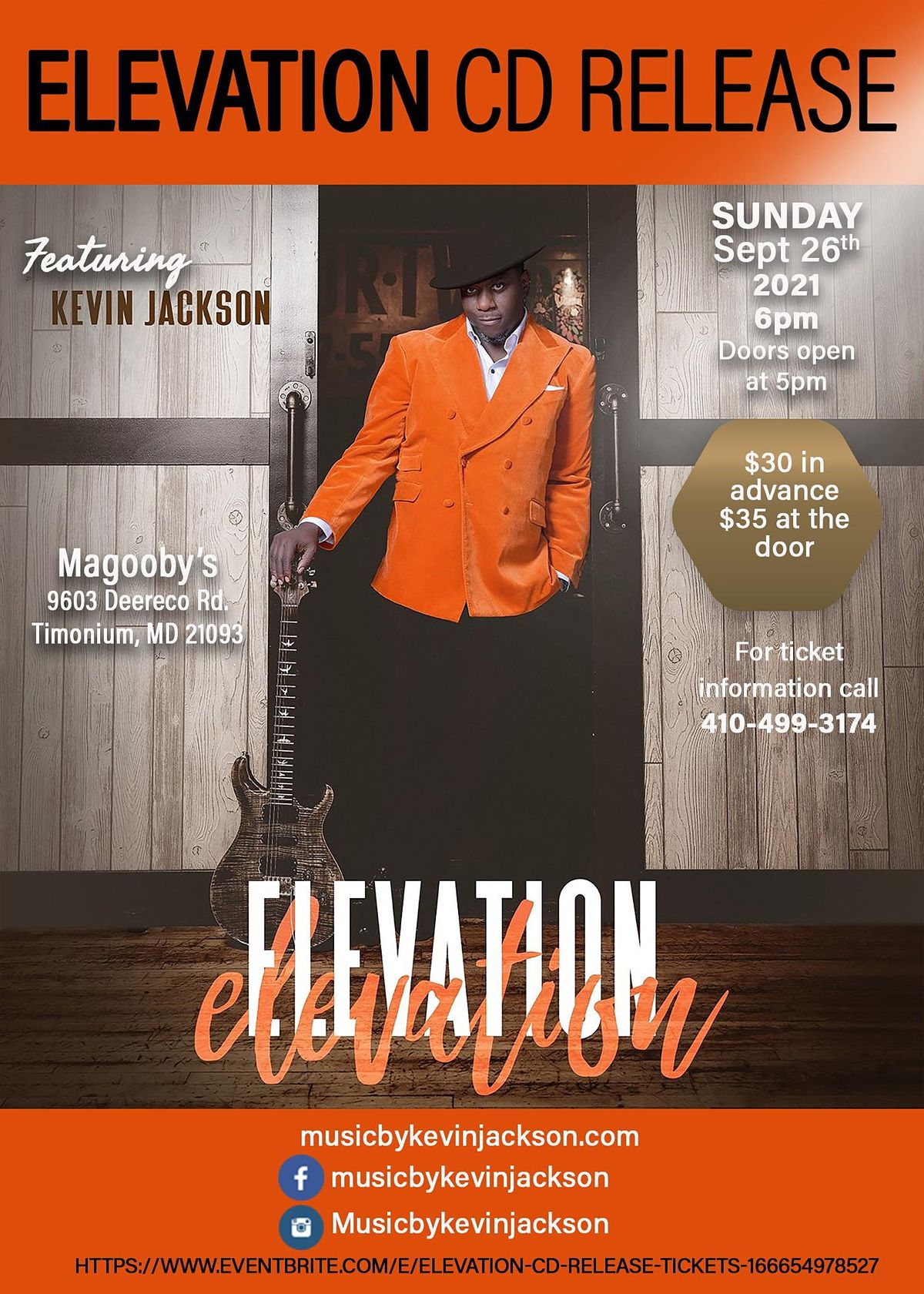 Elevation CD Release, Magooby's Joke House, Lutherville-Timonium, 26 ...