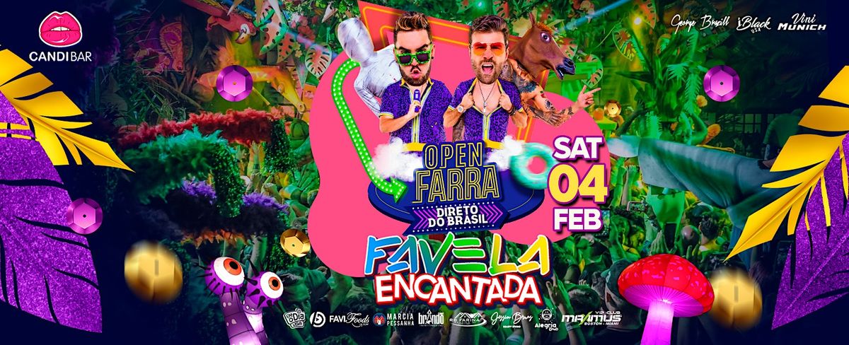 FAVELA ENCANTADA @ Candibar | Guestlist (Must Submit RSVP), Candibar ...