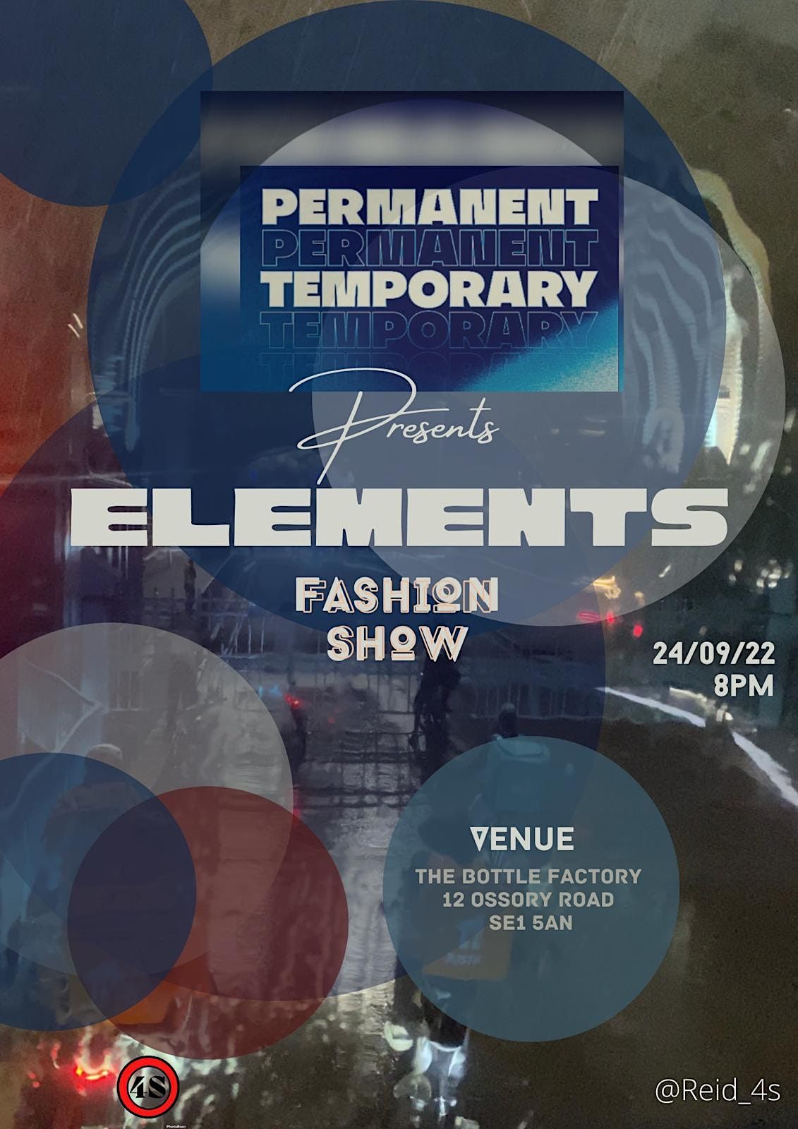 Permanent Temporary Presents: Elements Fashion Show, The Bottle Factory ...